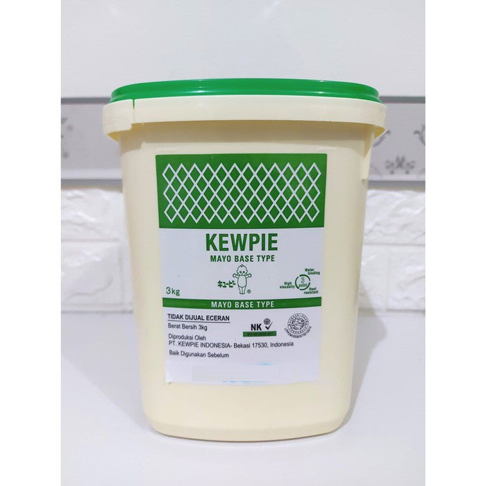 KEWPIE base type mayo 3kg mayonnaise mirip hellman best food real mayo ...