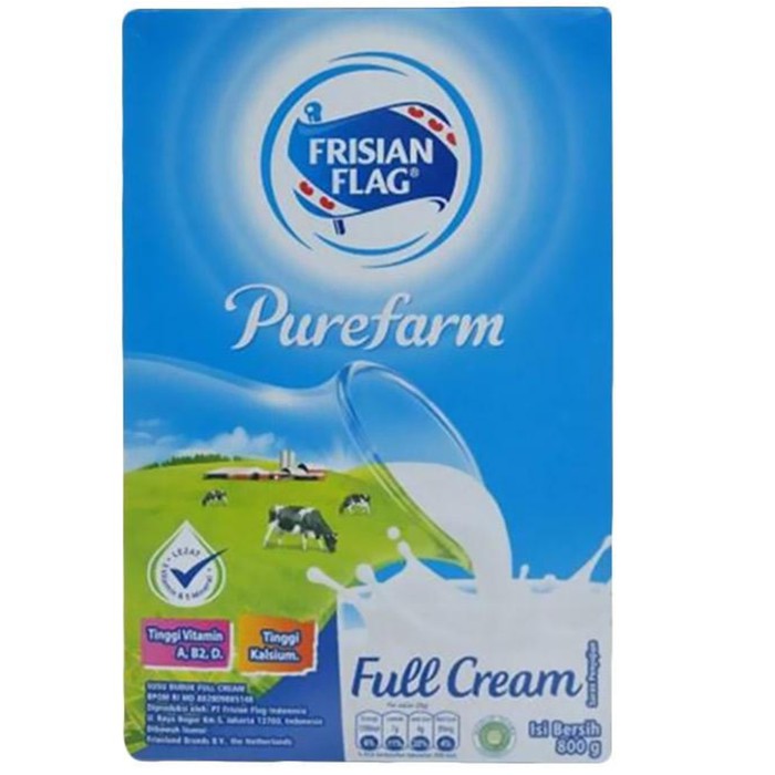 Purefarm 800gr full cream susu bubuk – PT Distributor Bahan Kuliner
