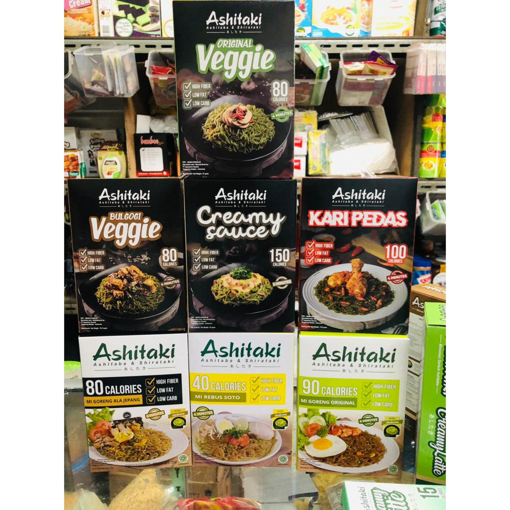 ASHITAKI mie instant sehat rendah kalori diet ashitaba shirataki japan ...