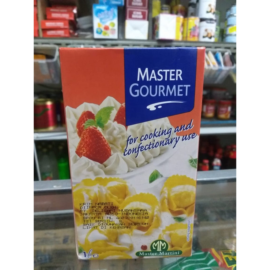 cooking cream MASTER GOURMET 1 lt – PT Distributor Bahan Kuliner