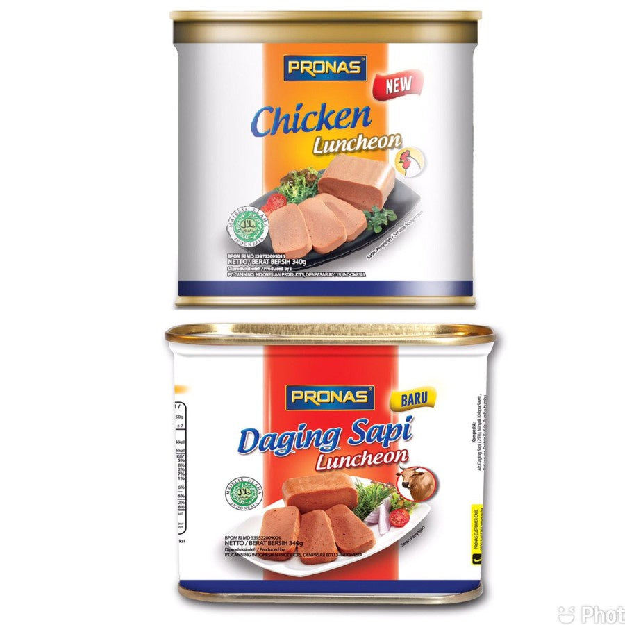 Pronas Daging Ayam Sapi Chicken Beef Luncheon 340 gr 340gr – PT ...